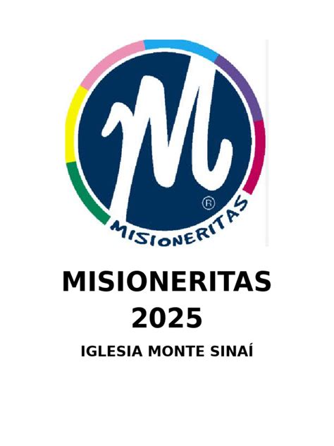 Misioneritas 2025logo Pdf