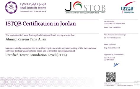 Ahmad Taha On Linkedin Software Testing International Board Istqb