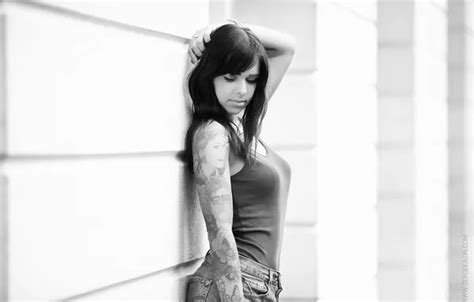 Download Wallpaper Girl Piercing Tattoo Girl Section Girls In