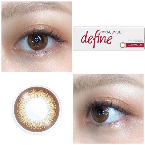 1 Day Acuvue® Define™สี Radiant Chic แบ่งขายเป็นคู่ Th