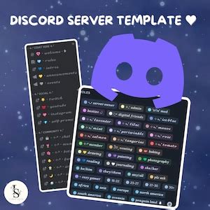 Cute Aesthetic Discord Server Template