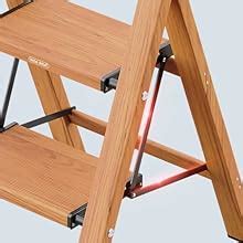 WOA WOA Step Ladder Portable Lightweight Folding Ladders With Anti Slip Widen Pedal Multi