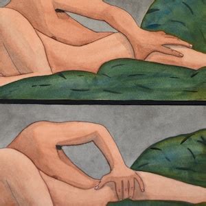 Sex Original Watercolor Painting Etsy