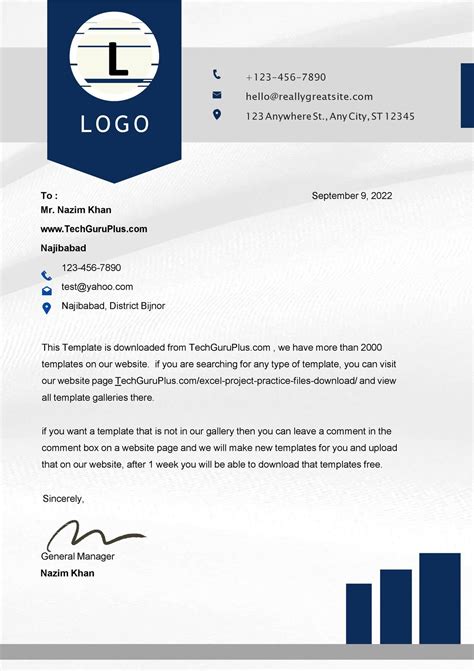 Modern Create Letterhead Free Docx Word And Pdf