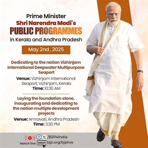 A Look At Pm Shri Narendra Modis Public Programmes In Kerala And