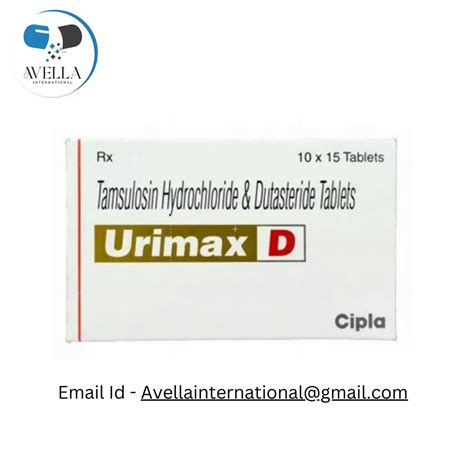 Urimax Capsule Urimax 0 4 Mg Capsule Latest Price Manufacturers