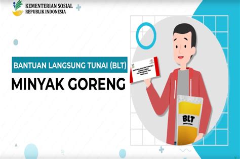 BLT Minyak Goreng Ringankan Beban Masyarakat Jelang Lebaran Kementerian Sosial Republik Indonesia