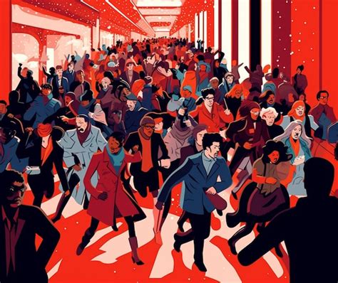 animated crowds images free download on freepik