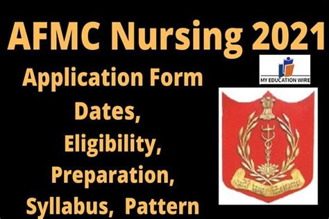 Afmc Nursing 2021 Application Nurse Application Application Form
