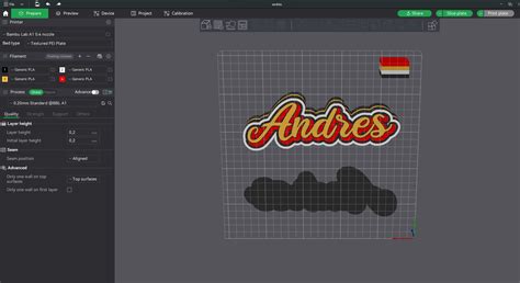 Stl File Andres Name Lightbox Led Lamp 🔦 3mf ・template To Download