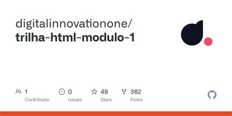 Trilha Html Modulo Index Html At Main Digitalinnovationone Trilha Html Modulo Github