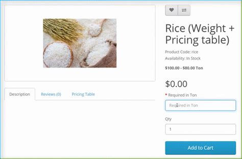 OpenCart Measurement Price Calculator Plugin Extendons