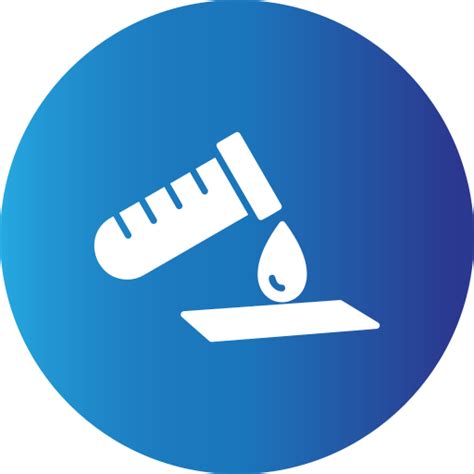 Blood Test Generic Blue Icon