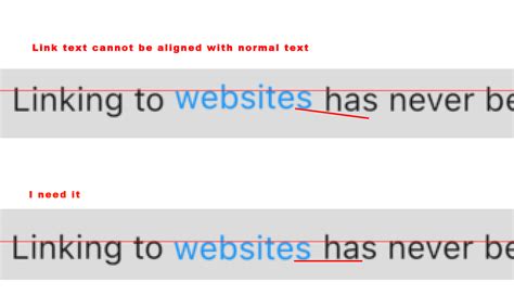 Use TextDecoration None The Text Cannot Be Aligned Issue 454