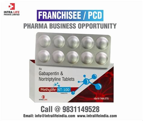 Methylife Nt 100 Gabapentin Nortriptyline Tablet 10x10 Prescription