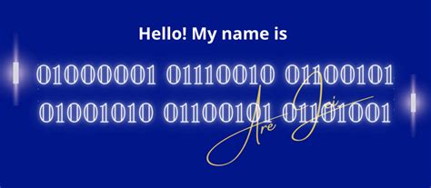 how to write your name in binary code are jei
