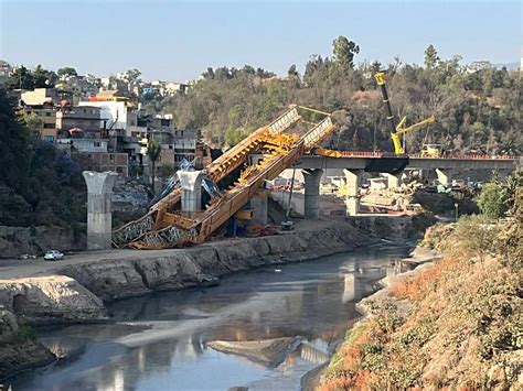 Colapsa Maquinaria En Obras Del Tren Interurbano En Tramo Presa