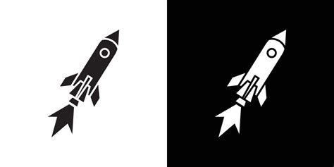 Rocket Spaceship Startup Icon Flat Thin Line Illustration 50190554 Vector Art At Vecteezy