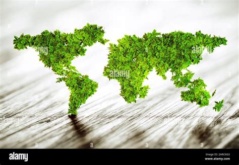 Sustainable World D Illustration Stock Photo Alamy
