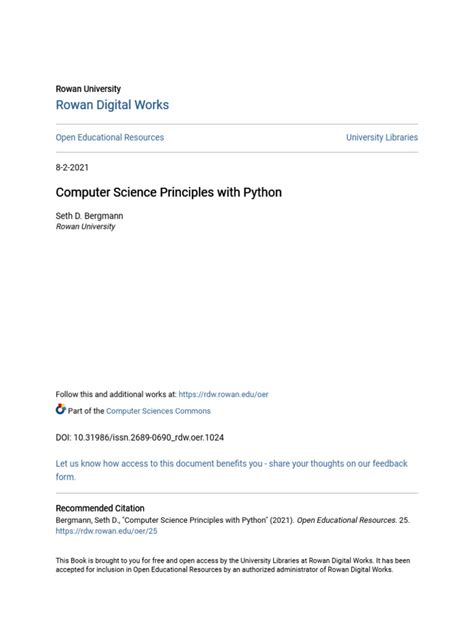 computer science principles with python pdf computer program
