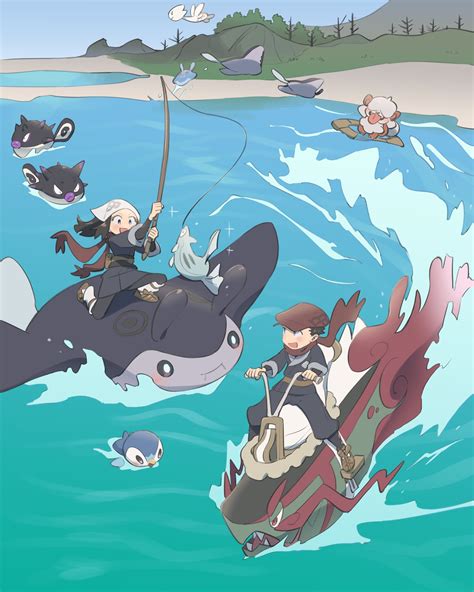 Akari Piplup Rei Hisuian Growlithe Togetic And 6 More Pokemon And