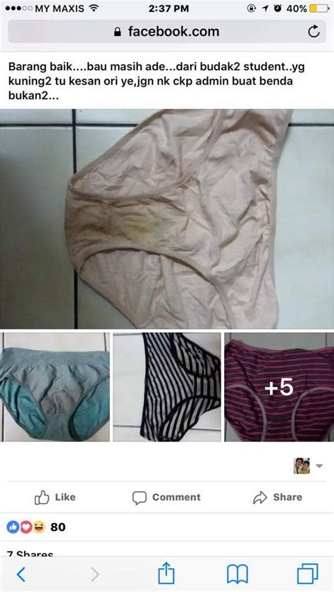 Seluar Dalam Awek Student Yang Ada Kekotoran Dicuri Dan Dijual 4