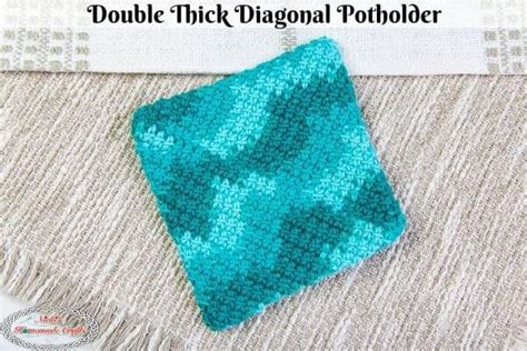Free Thick Crochet Potholder Pattern With Envelope Border Nicki S