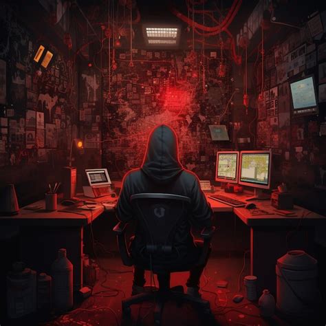 Premium Ai Image Online Security Technology Hacking Background