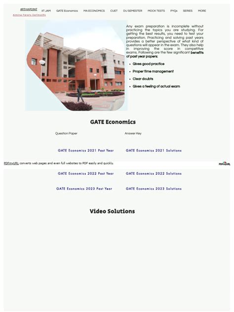 arthapoint com gate economics past year question papers pdf