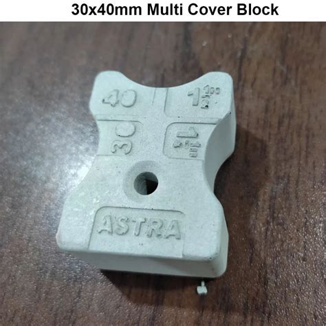 30x40mm Multi Cover Block At ₹ 195piece Cement Cover Block In