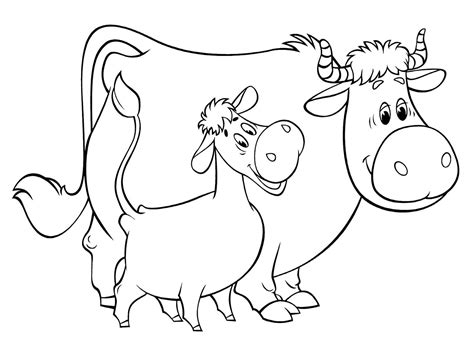 Раскраска Домашние Животные 65 фото