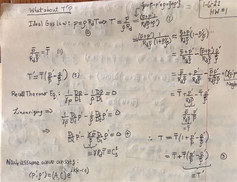 Solved A For The Linearized Atmospheric Acoustic Wave