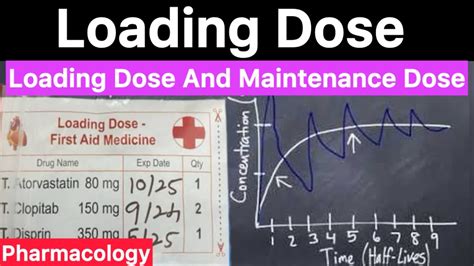 Lodging Dose Loading Dose And Maintenance Dose Maintenance Dose