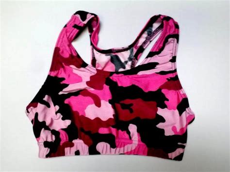 Sports Bra Pink Camo Icupid Practice Wear