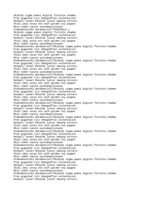 Skibidi Sigma Pomni Digital Fortnite Chamba Pdf