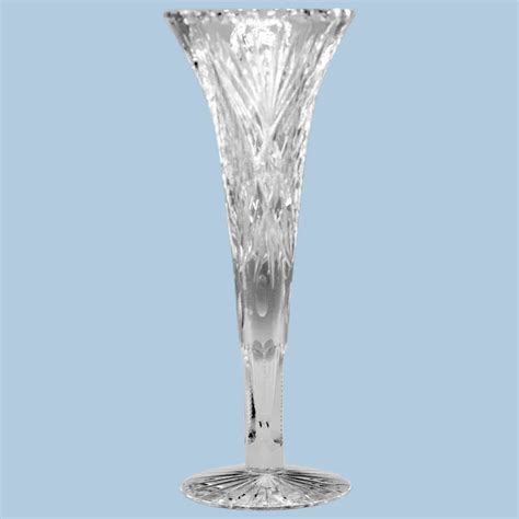 American Brilliant Cut Glass Vase Signed Maple City Ruby Lane