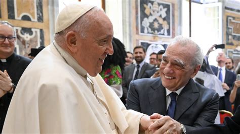 Martin Scorsese Se Reúne Con El Papa Francisco Y Anuncia Que Hará Una