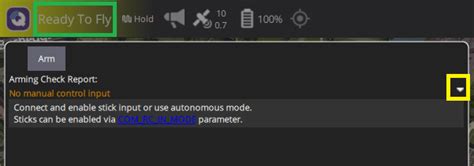 qgroundcontrol flight readiness status px4 guide v1 15