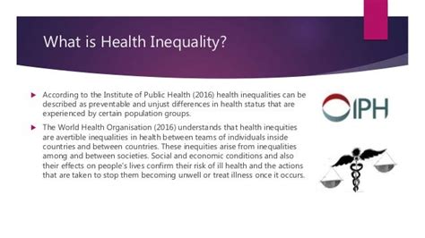 Health Inequalities Presentation Should Definitely Work