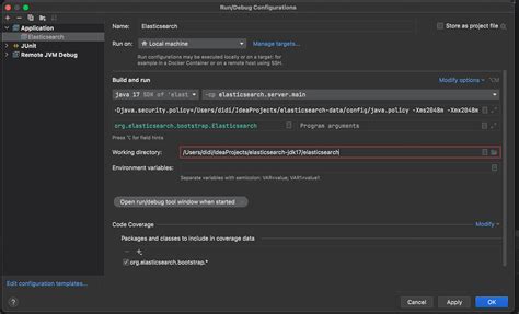 cound not run org elasticsearch bootstrap elasticsearch v8 12 0 directly in intellij idea