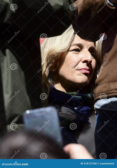 Yolanda Diaz Second Deputy Prime Minister Of Spain At The 1st May 2024