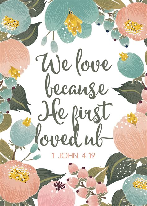 Drawing And Illustration Digital Watercolour Because He First Loved Us