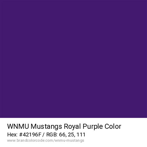 Wnmu Mustangs Brand Color Codes