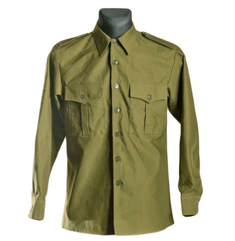 Рубашка норвежская зеленая армейская Norway Olive.