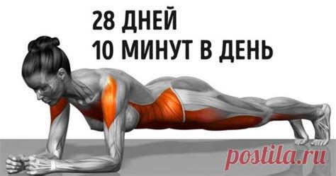 7 упражнений которые преобразят ваше тело всего за 4 недели Нужны лишь Фитнес Постила