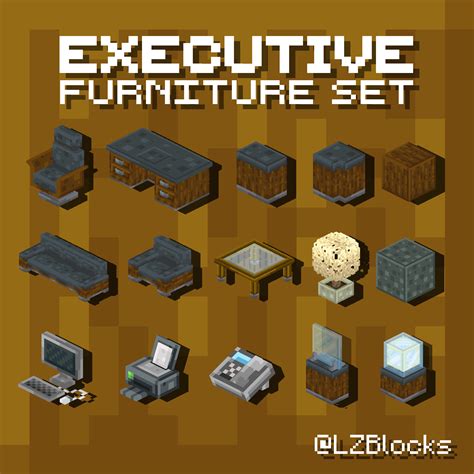 Executive Furniture Set Mcmodels