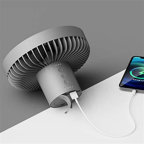 10000mah camping fan rechargeable desktop portable circulator wireless