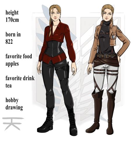 Attack On Titan Oc Girl в 2024 г Атака титанов Персы