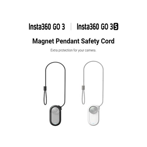 Insta360 Go 3 3s Magnet Pendant Safety Cord Shopee Malaysia