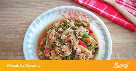 Resep Tumis Jamur Kancing Taoge Kacang Sederhana Rumahan Di Yummy App